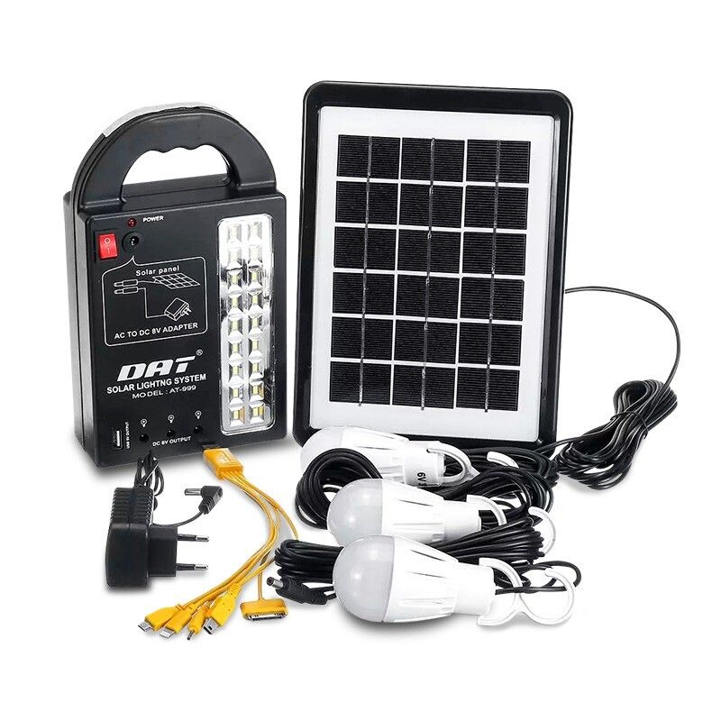 KIT SOLAR PORTATIL DAT MOD AT-999 – Only Energias